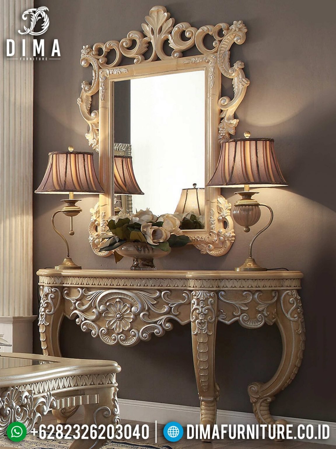 Jual Mebel Set Meja Konsol Mewah Jepara Model Klasik Estonia Terbaru ST ...