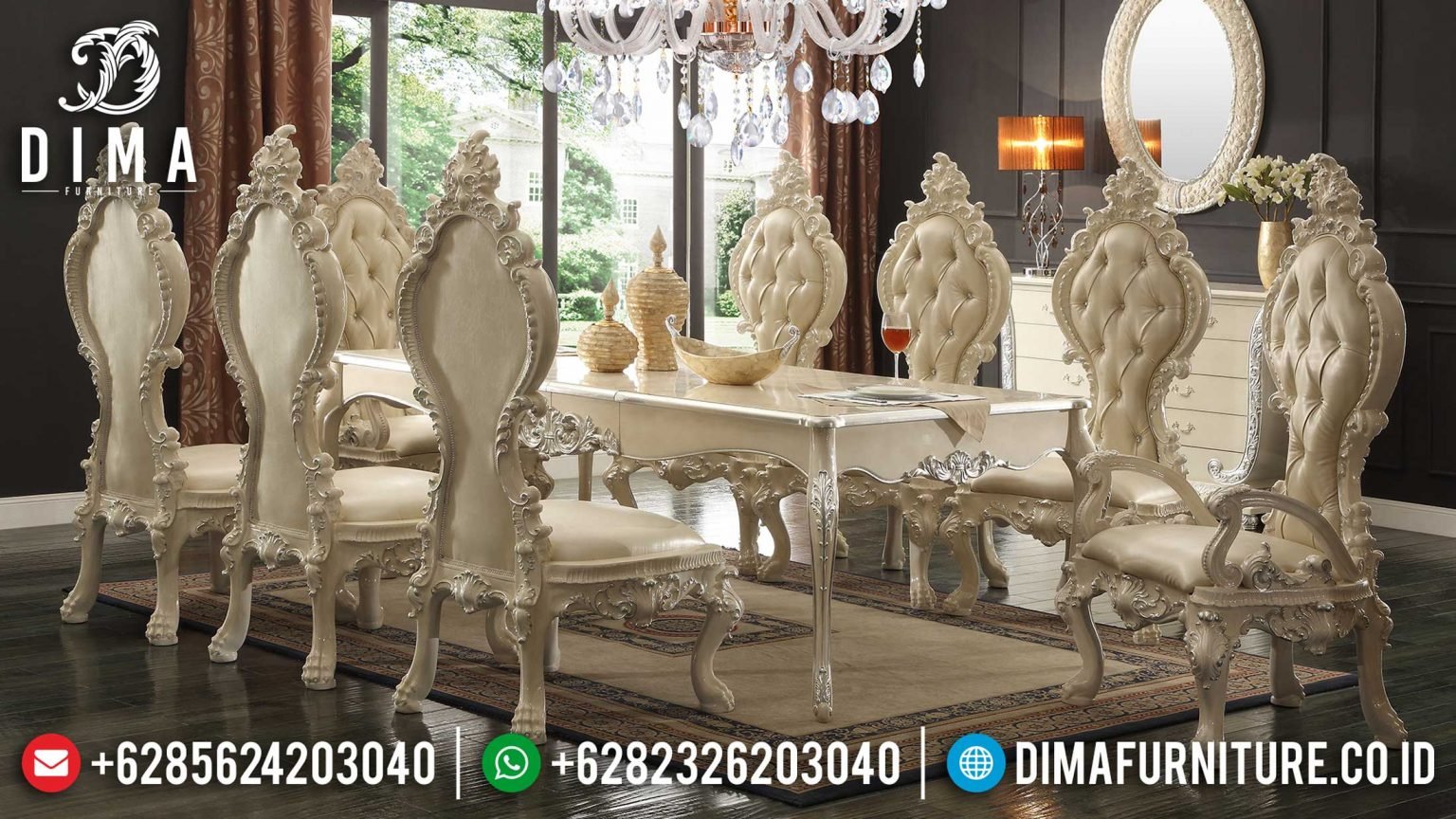 Desain Meja Makan Mewah Imperial Kingdom Luxury Classic Inspiring Style ...