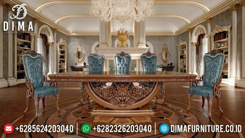 Meja Makan Mewah Luxury Classic Jepara Great Quality Product ST-1255