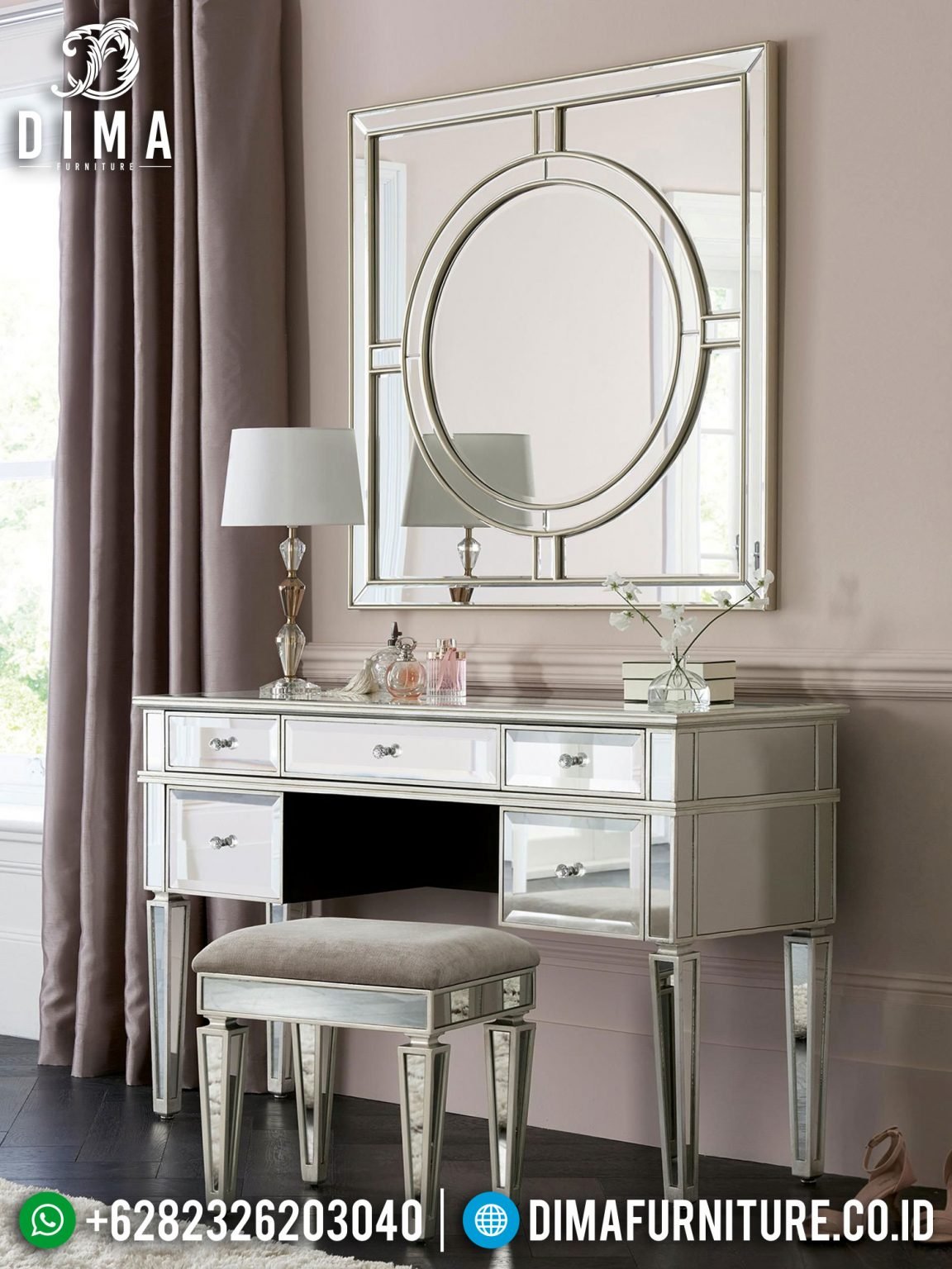 Terbaru Meja Rias Minimalis Modern New Duco Color Edition ST-1327